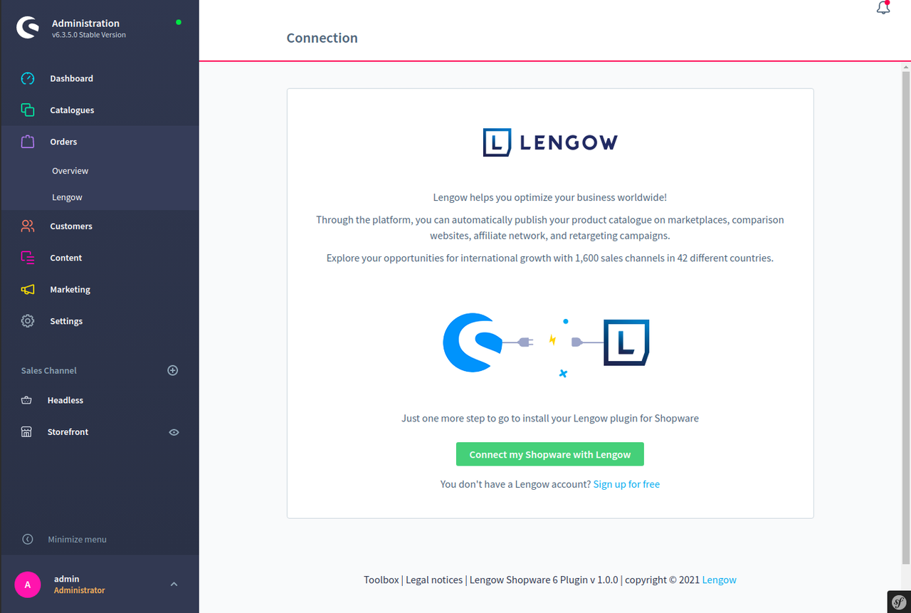 Shopware 6 - Install the Lengow plugin – Lengow Help Center
